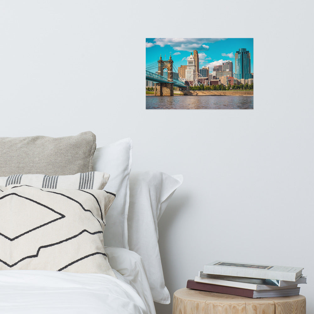 Cincinnati Skyline Daytime Poster – Ben Wright Photography